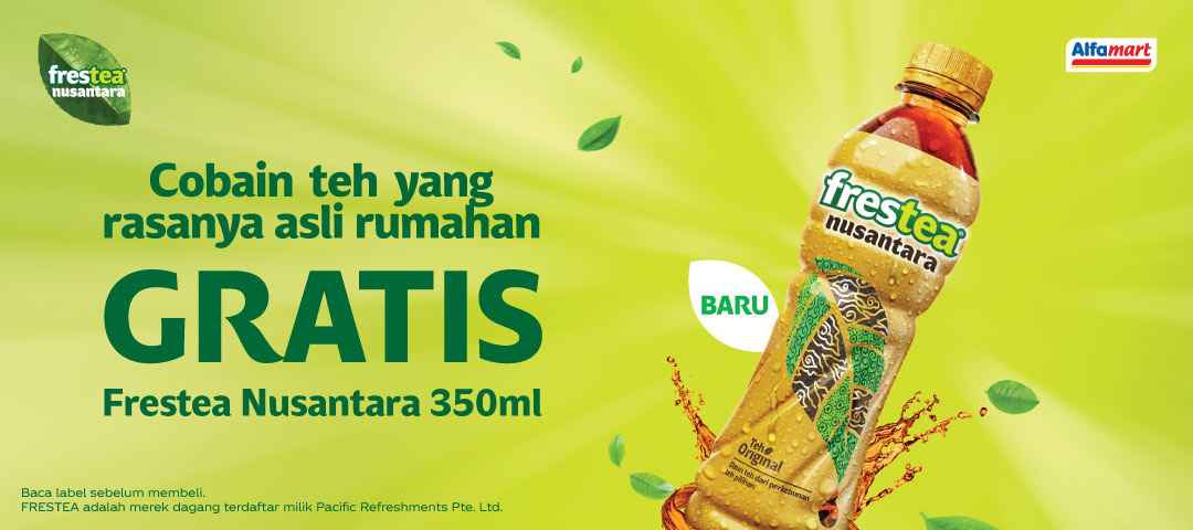 Enjoy Frestea Nusantara di Alfamart.