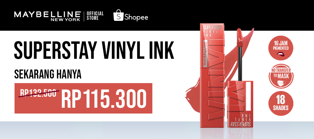 Maybelline Superstay Vinyl Ink Harga Spesial