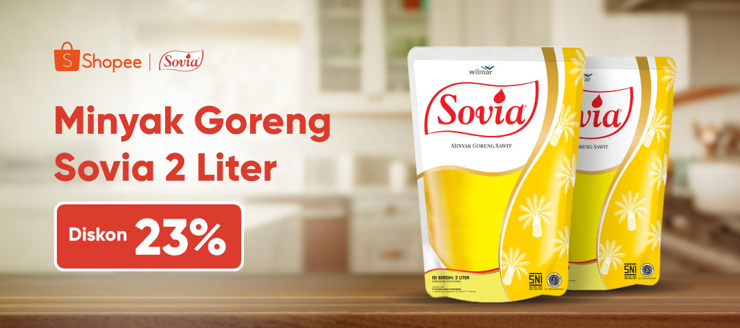 Minyak Goreng Sovia 2 L Harga Spesial