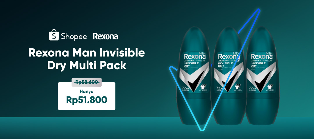 Harga Spesial REXONA Men Roll On 45 mL x3